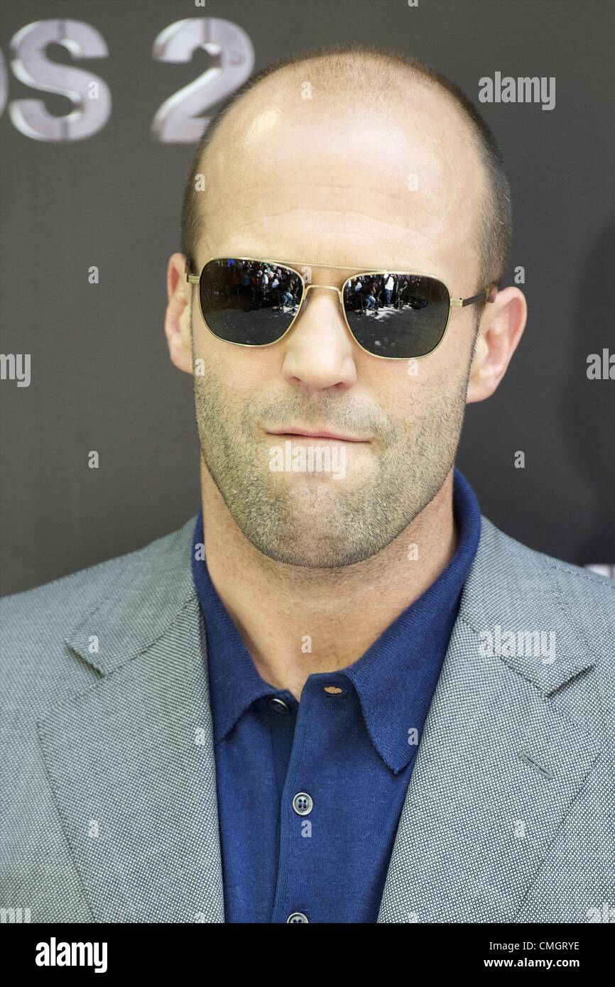 Aug. 8, 2012 - Madrid, Spain - British Actor Jason Statham attends the ...
