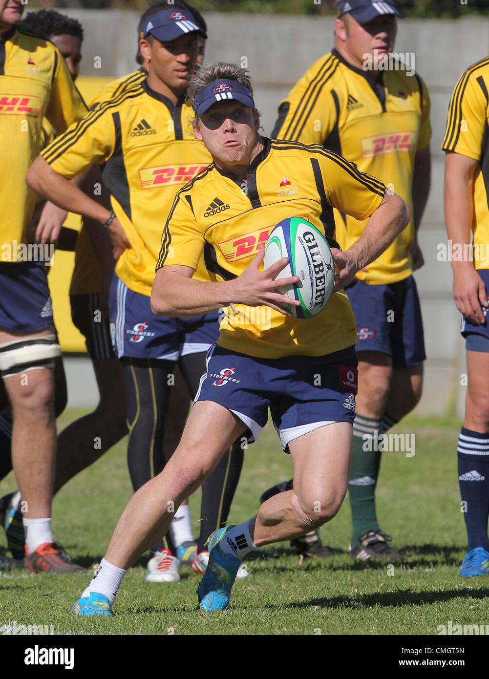 8th Aug 2012. CAPE TOWN, SOUTH AFRICA - AUGUST 08, Joe Pietersen during ...