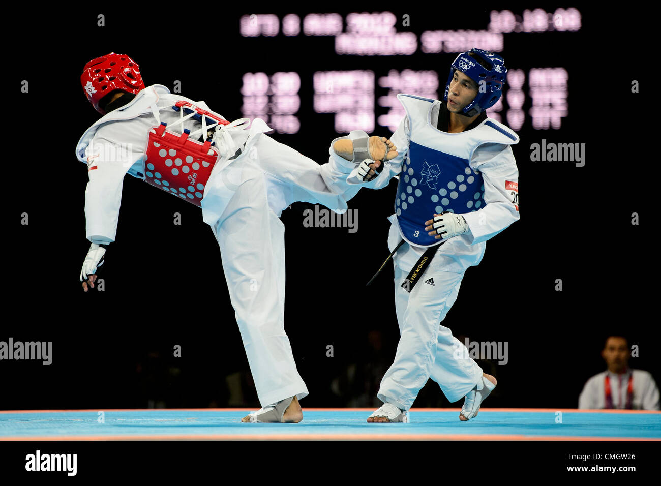 8th Aug 2012. 08.08.2012 London, England. El-Yamine Mokdad (ALG) in ...