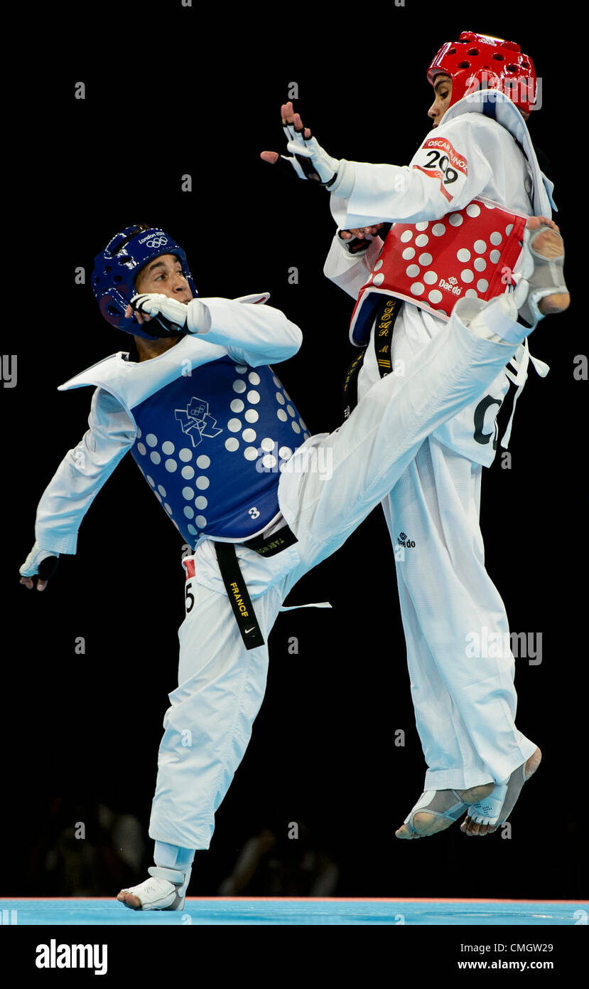 8th Aug 2012. 08.08.2012 London, England. El-Yamine Mokdad (ALG) in ...