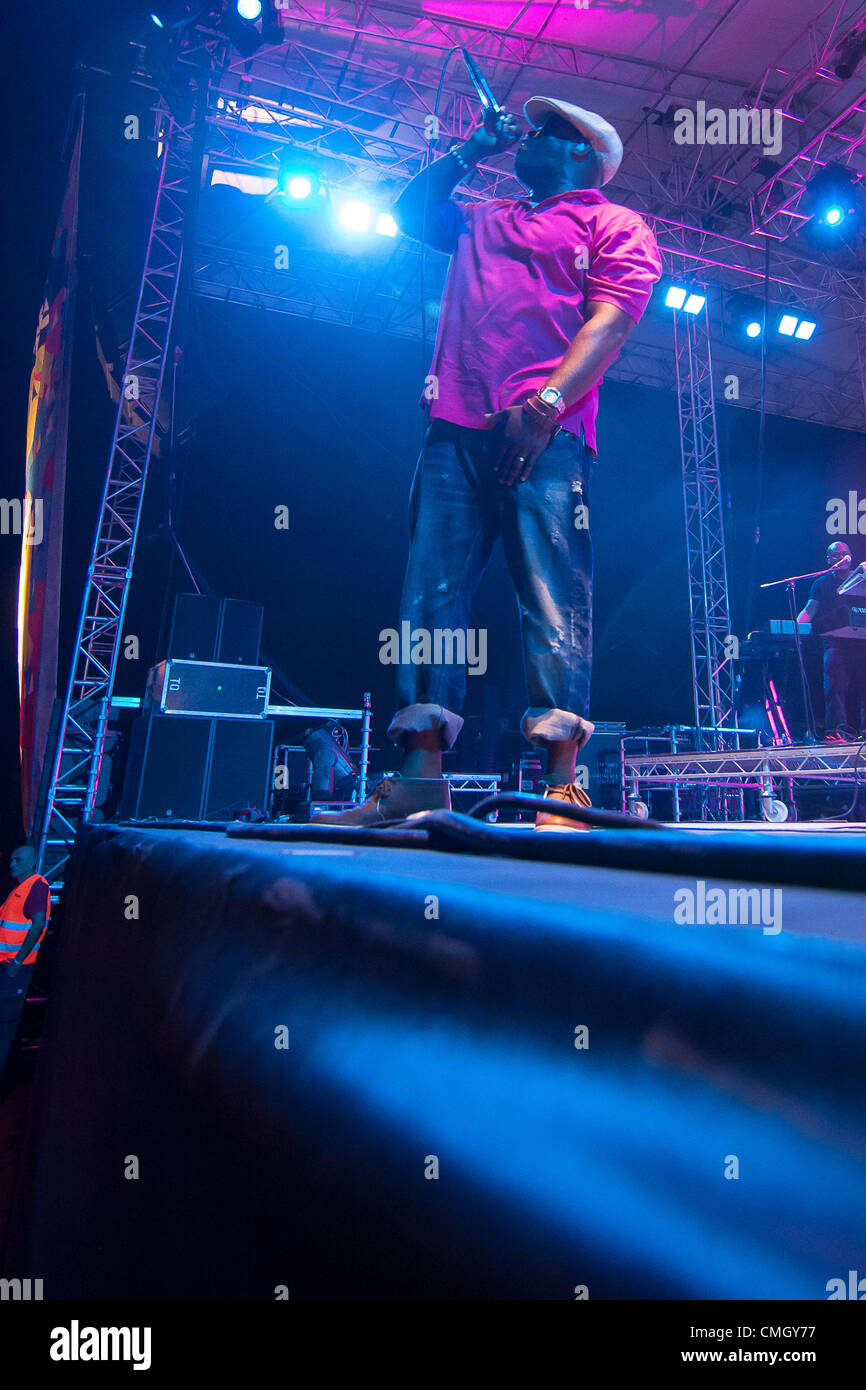 SIBENIK, CROATIA, Wednesday, August 8, 2012. The Legendary Roots Crew ...