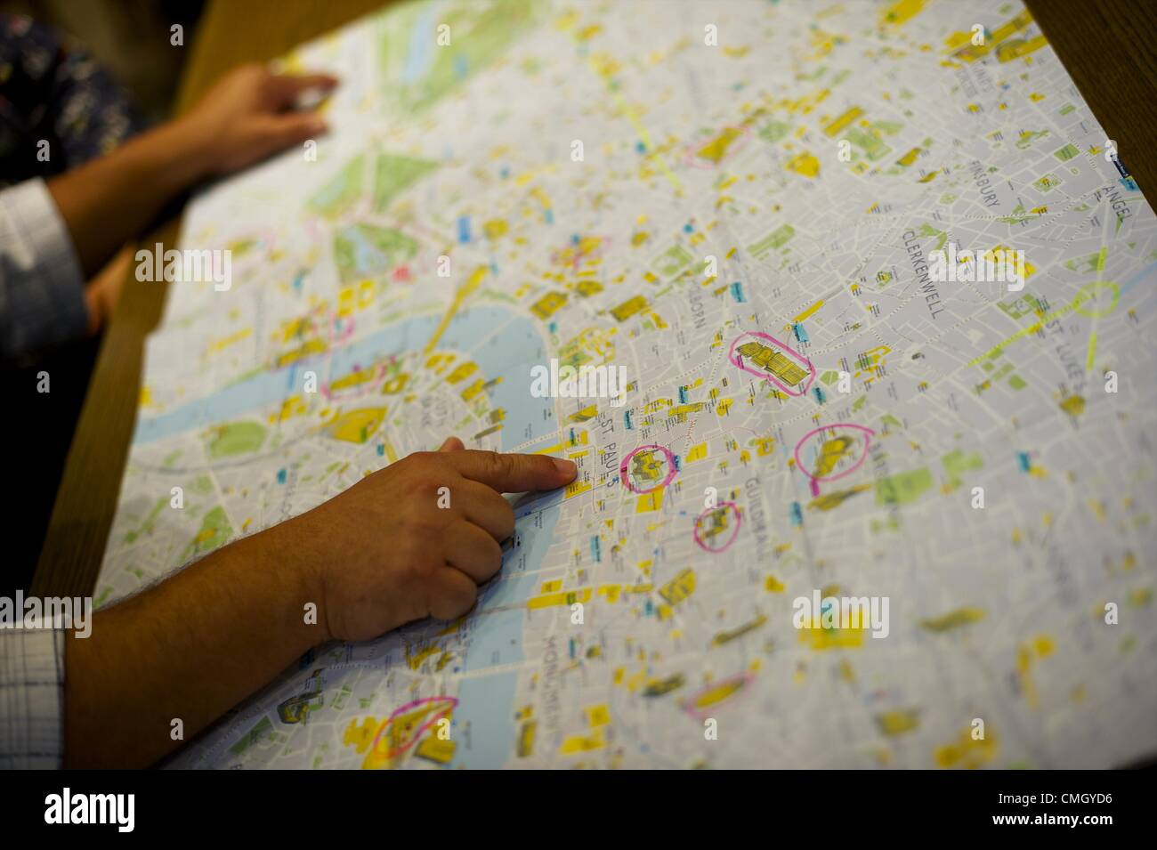 The mall london map hi-res stock photography and images - Alamy