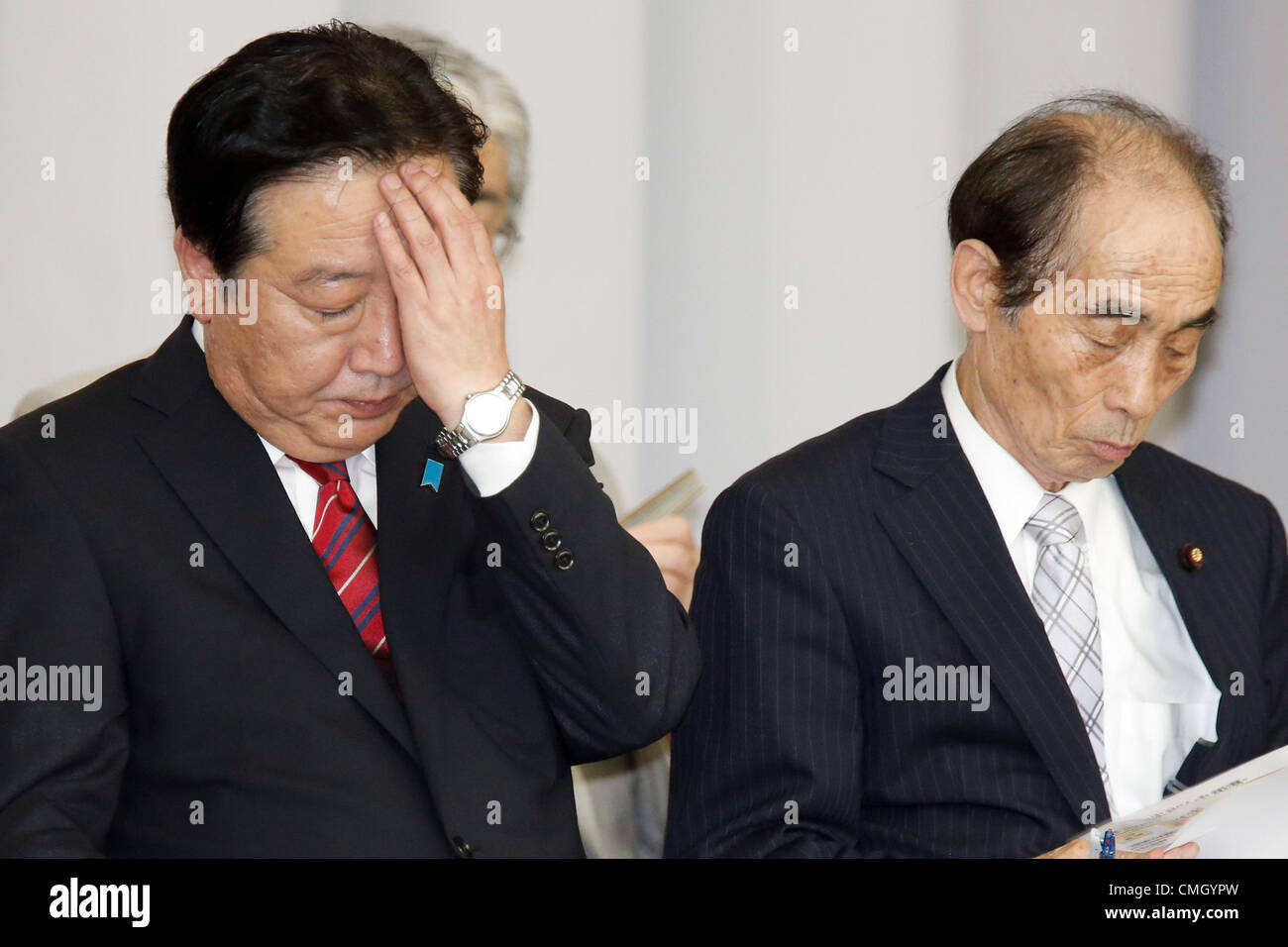 August 8, 2012, Tokyo, Japan - Japans Prime Minister Yoshihiko Noda ...
