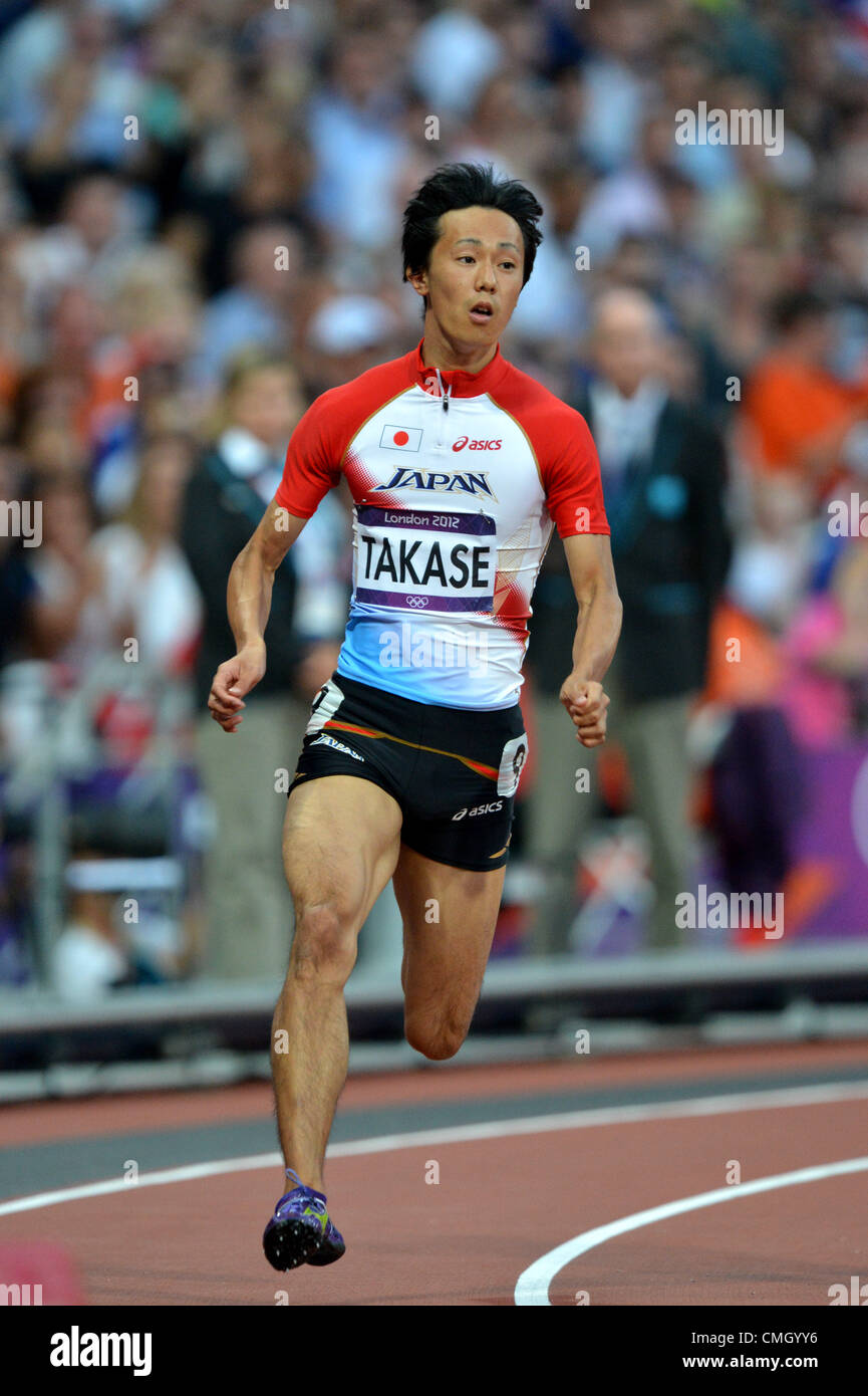 Kei Takase (JPN), AUGUST 8, 2012 - Athletics : Men's 200m Semi-final at Olympic Park - Olympic ...