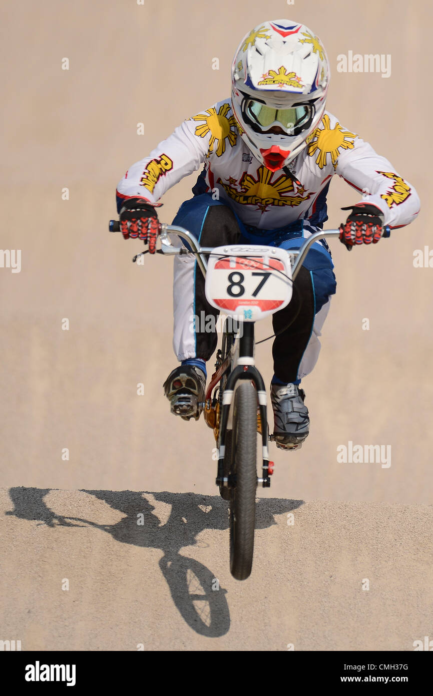 9th Aug 2012. LONDON, ENGLAND - AUGUST 9, Daniel Caluag of the ...