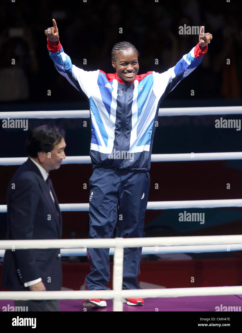 NICOLA ADAMS TAKES GOLD GREAT BRITAIN EXCELL ARENA LONDON ENGLAND 09 ...
