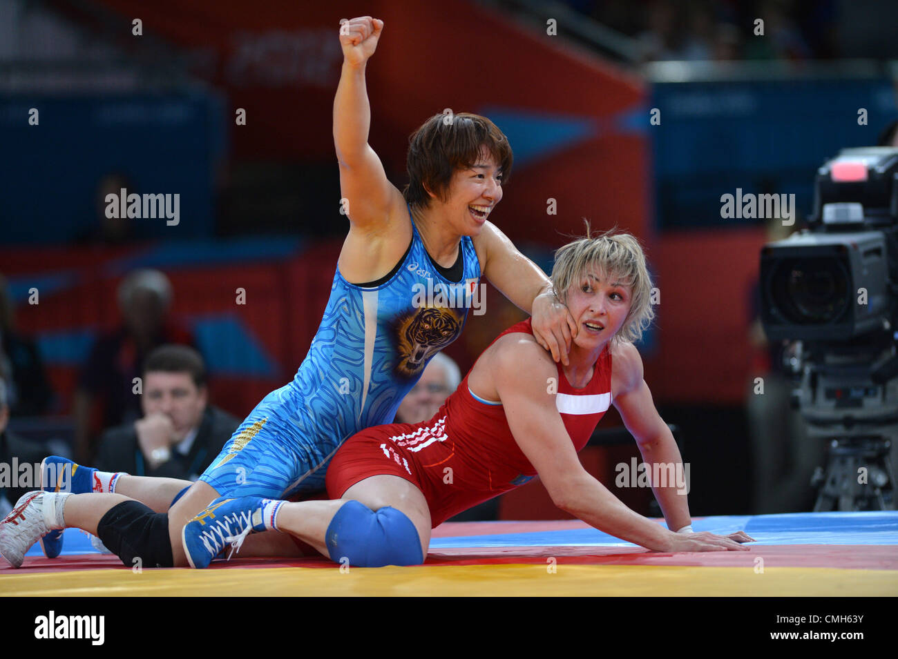 Kyoko Hamaguchi (JPN), AUGUST 9, 2012 - Wrestling : Women's 72kg ...