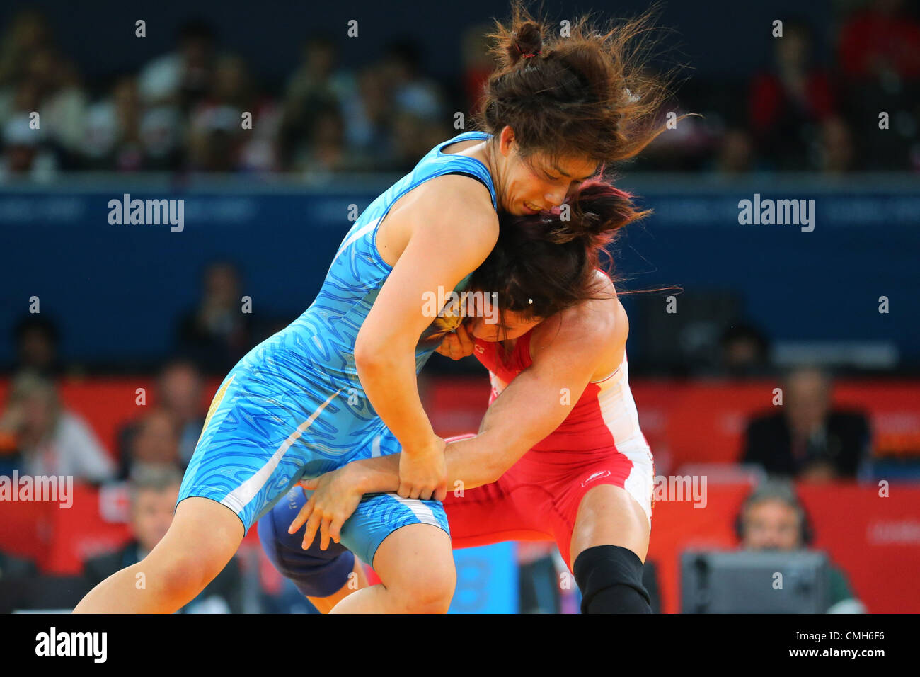 (L to R) Saori Yoshida (JPN), Tonya Lynn Verbeek (CAN), AUGUST 9, 2012 ...