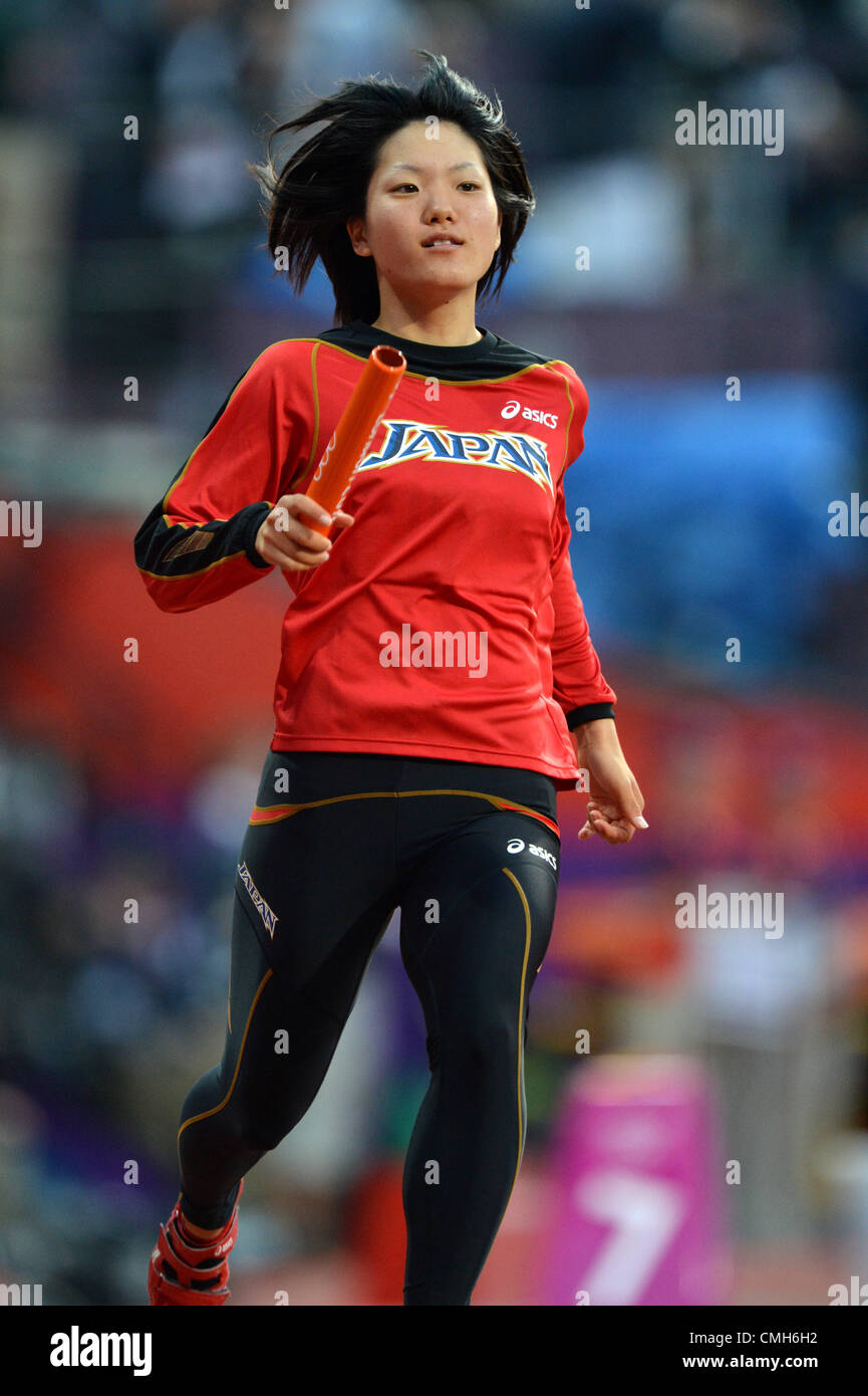 Anna Doi (JPN), AUGUST 9, 2012 - Athletics : Women's 4x100m Relay Round ...