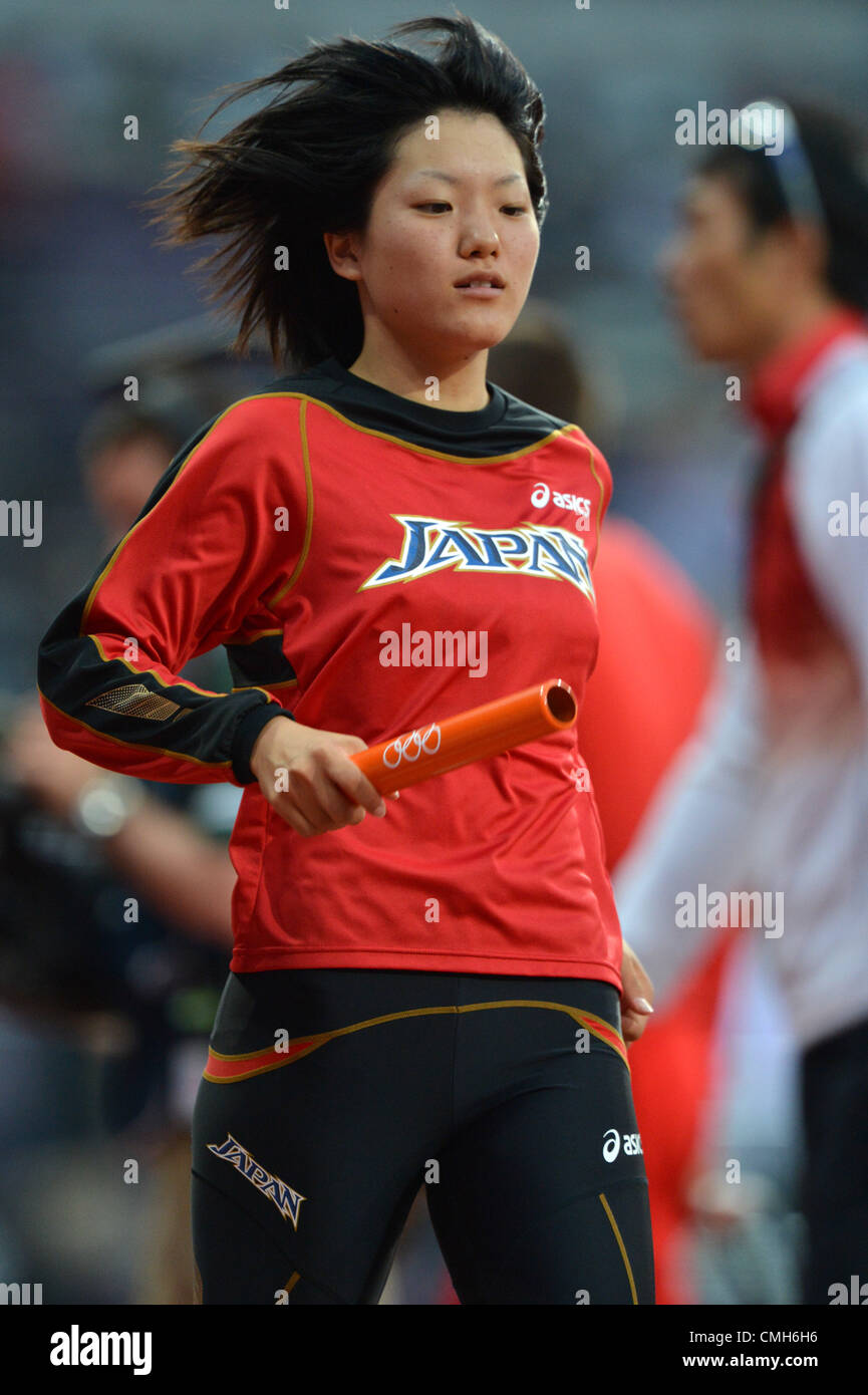 Anna Doi (JPN), AUGUST 9, 2012 - Athletics : Women's 4x100m Relay Round ...