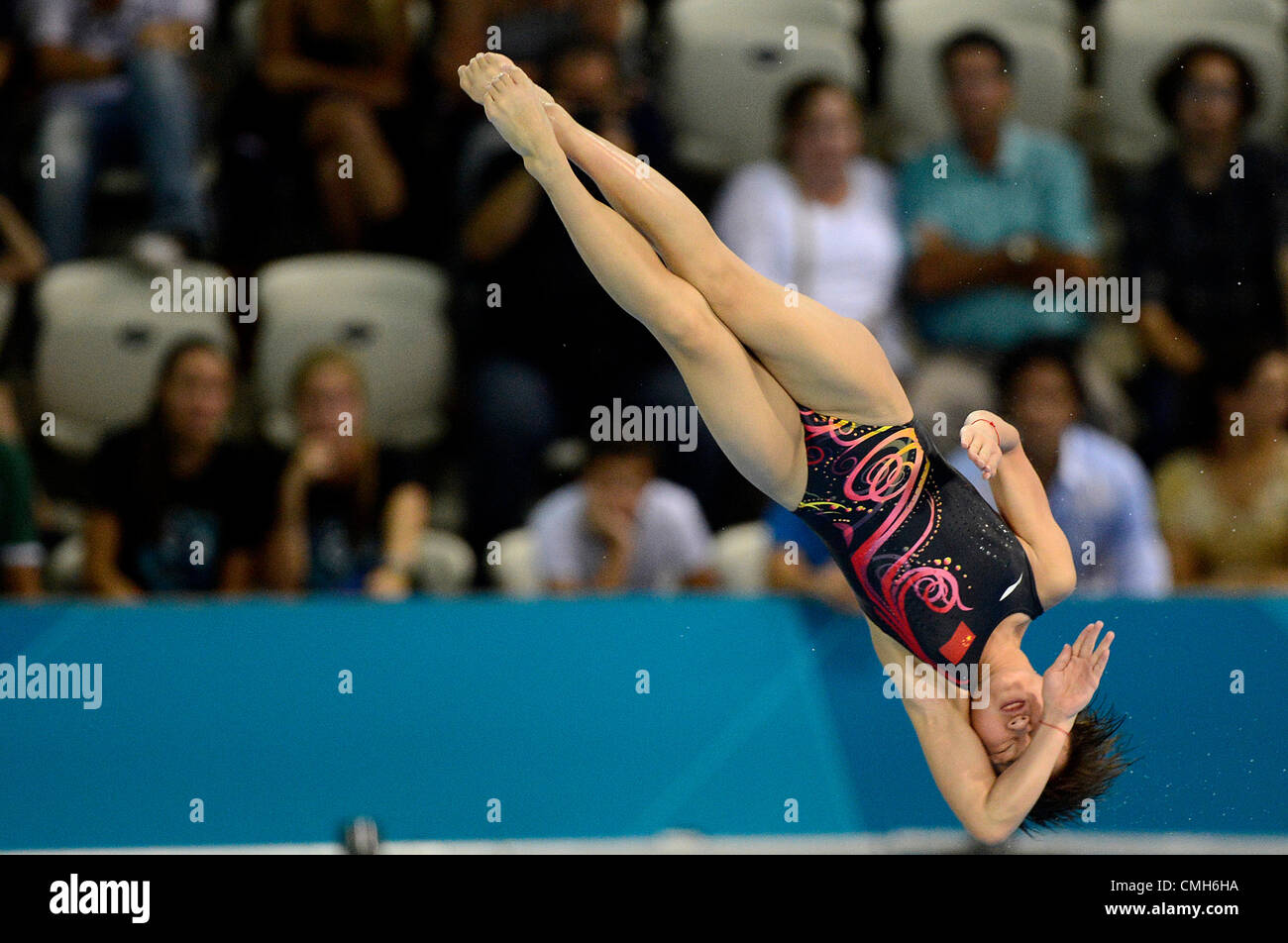 09.08.2012. London, England. China's Hu Yadan competes during the Women ...