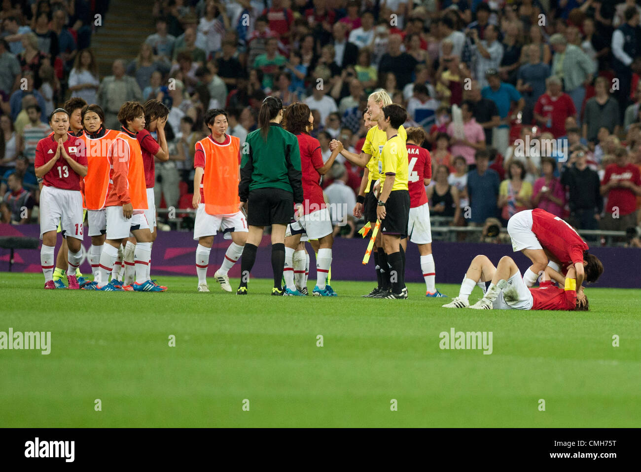 Aya Miyama (JPN), AUGUST 9, 2012 - Football / Soccer : Aya Miyama cries ...