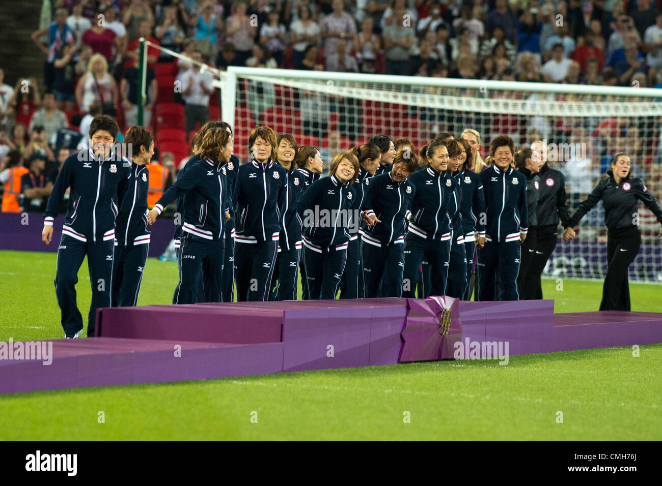 2012 olympics medal ceremony football hi-res stock photography and ...