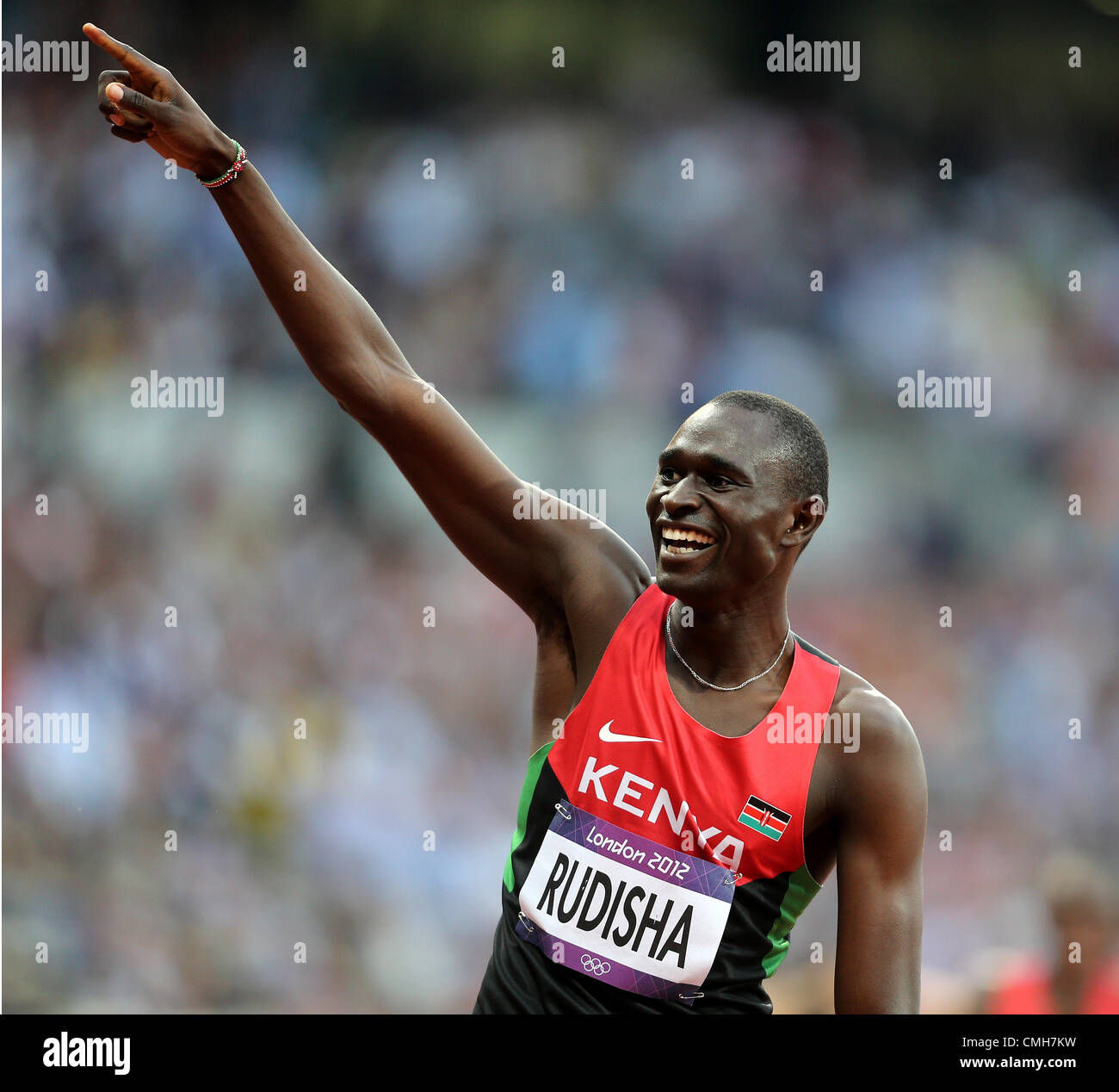 DAVID LEKUTA RUDISHA 2012 OLYMPIC GAMES Stock Photo - Alamy