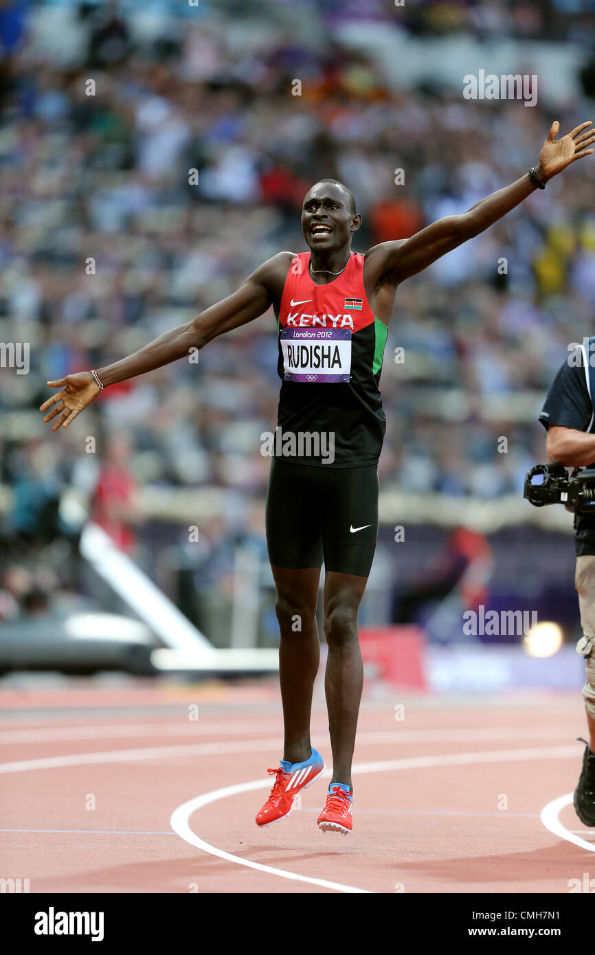 DAVID LEKUTA RUDISHA 2012 OLYMPIC GAMES Stock Photo - Alamy