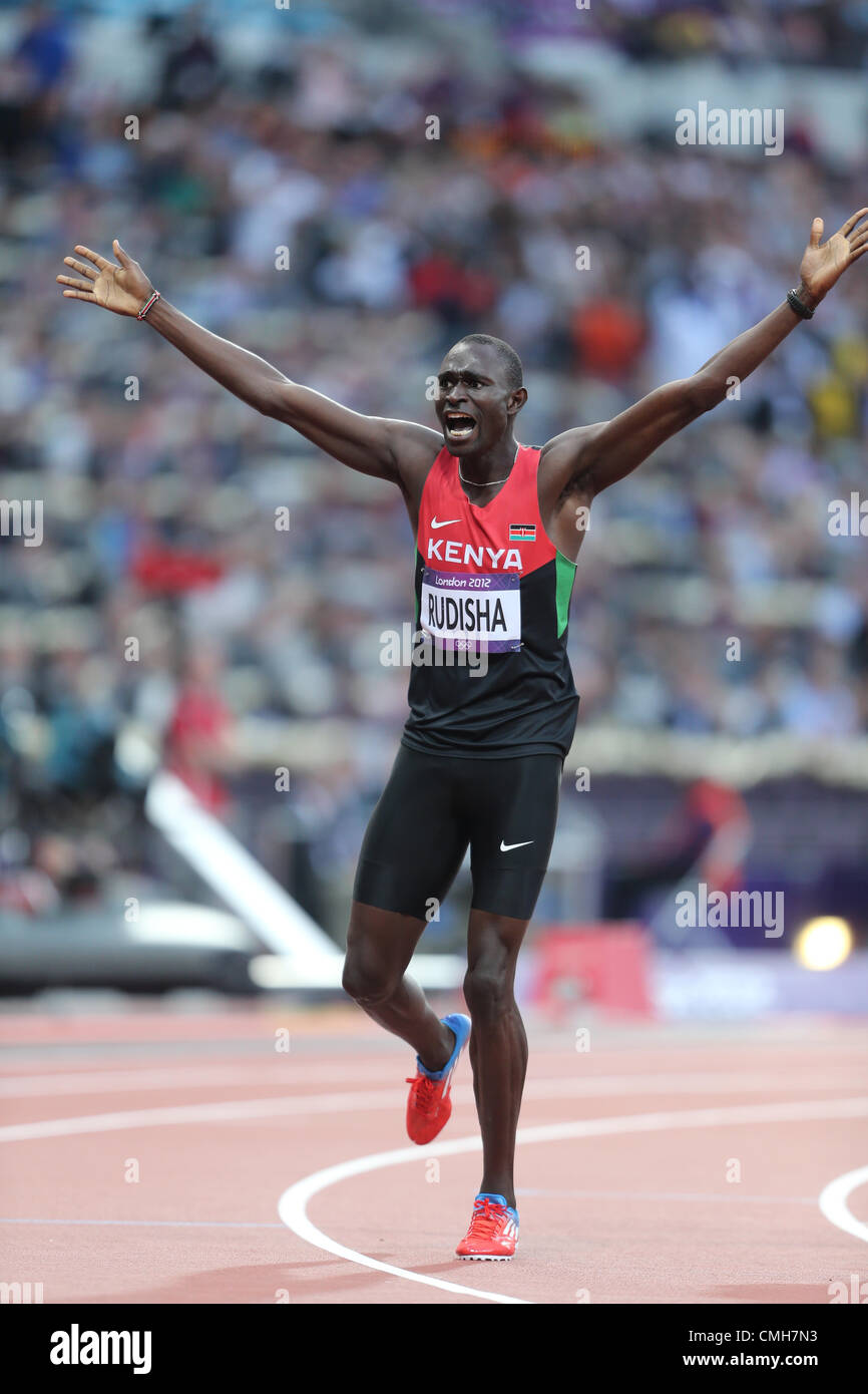 DAVID LEKUTA RUDISHA 2012 OLYMPIC GAMES Stock Photo - Alamy