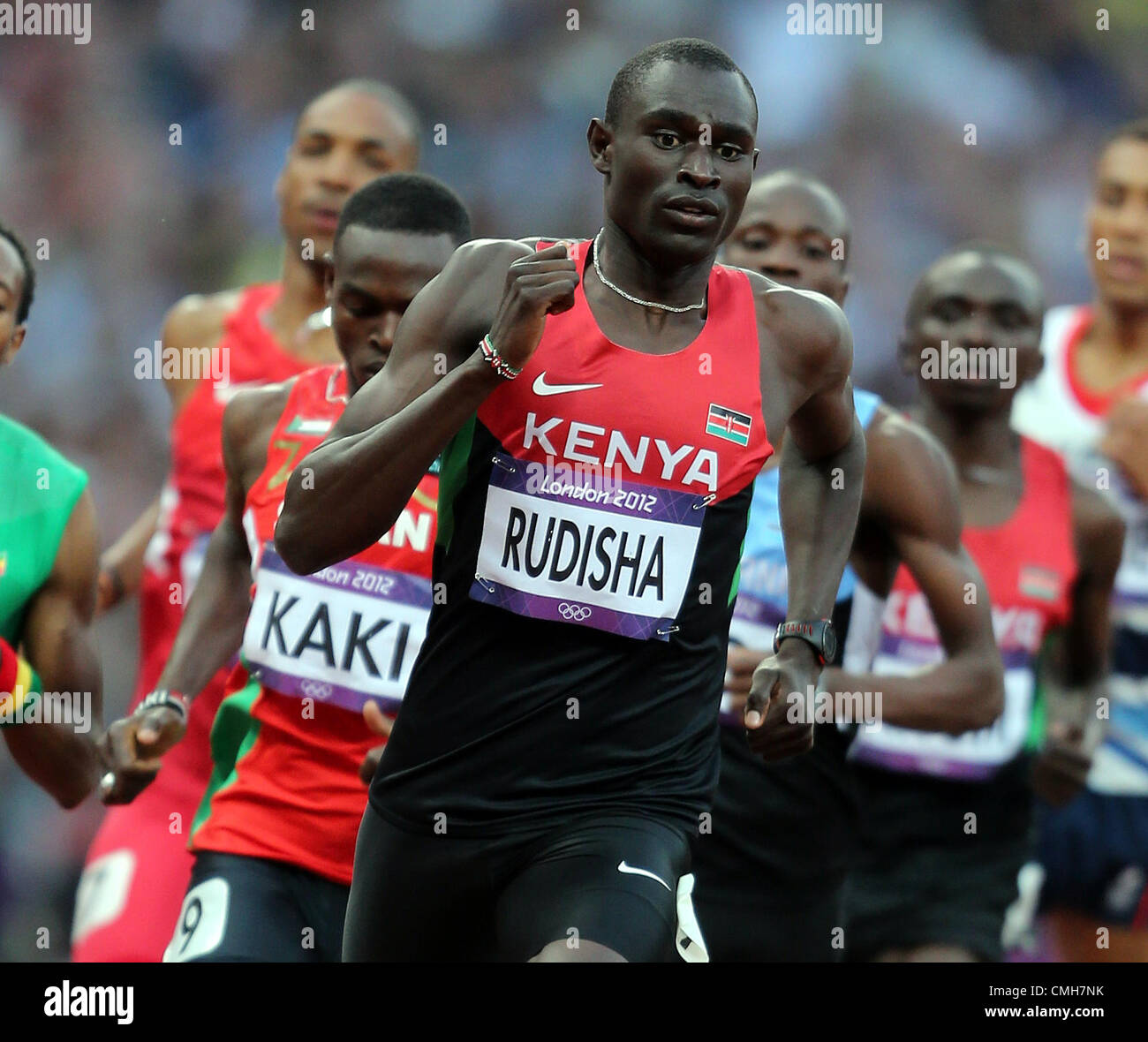 Athletics celebrating world record hi-res stock photography and images ...