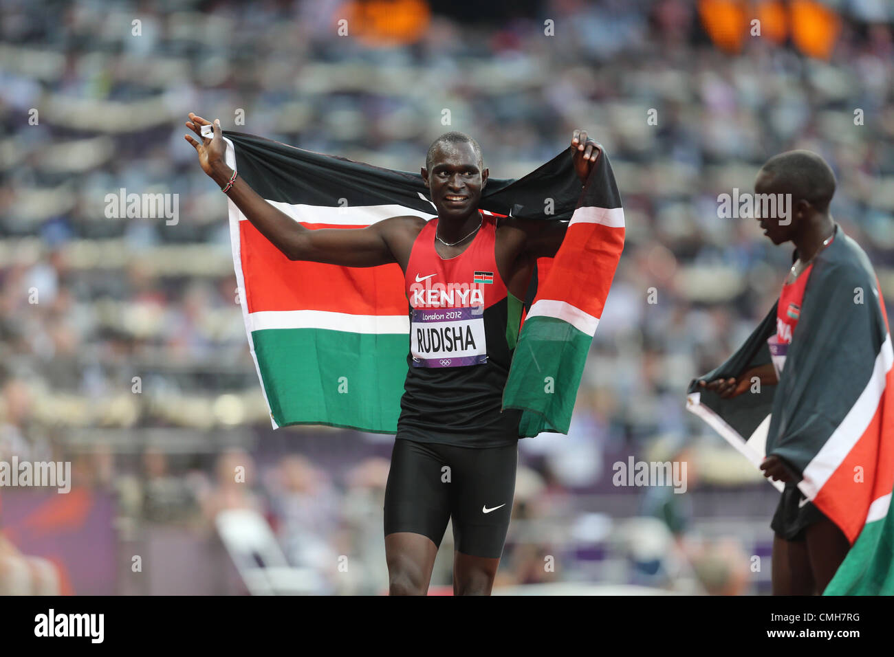DAVID LEKUTA RUDISHA 2012 OLYMPIC GAMES Stock Photo - Alamy