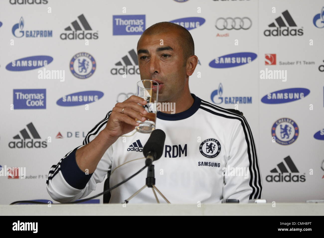 Roberto di Matteo, Chelsea Football Club Manager, portrait at their ...