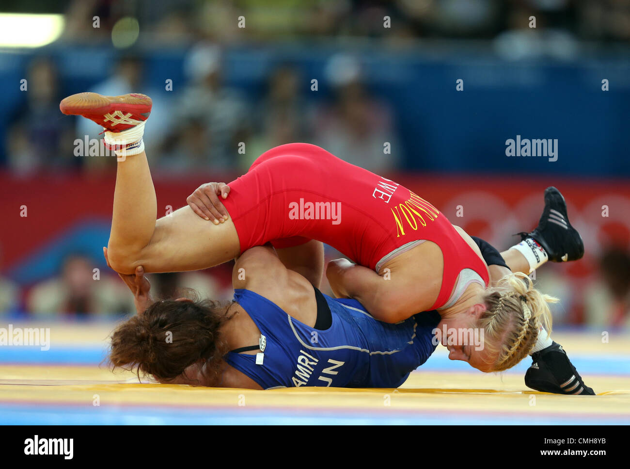SOFIA MATTSSON V MARWA AMRI SWEDEN V TUNISIA EXCELL ARENA LONDON ...