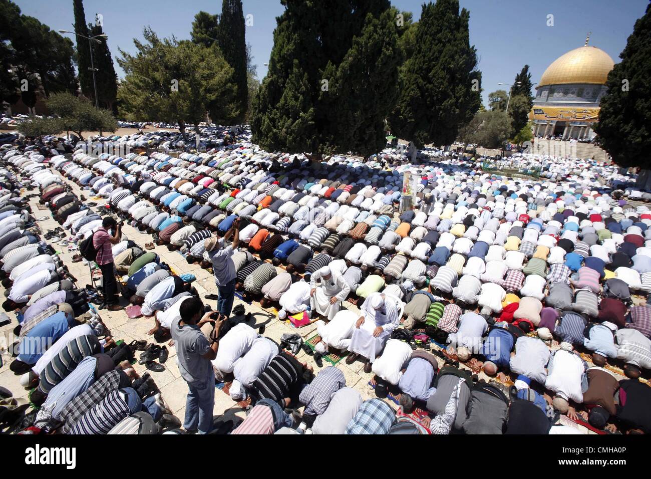 Aug. 10, 2012 - Jerusalem, Jerusalem, Palestinian Territory - Muslim ...