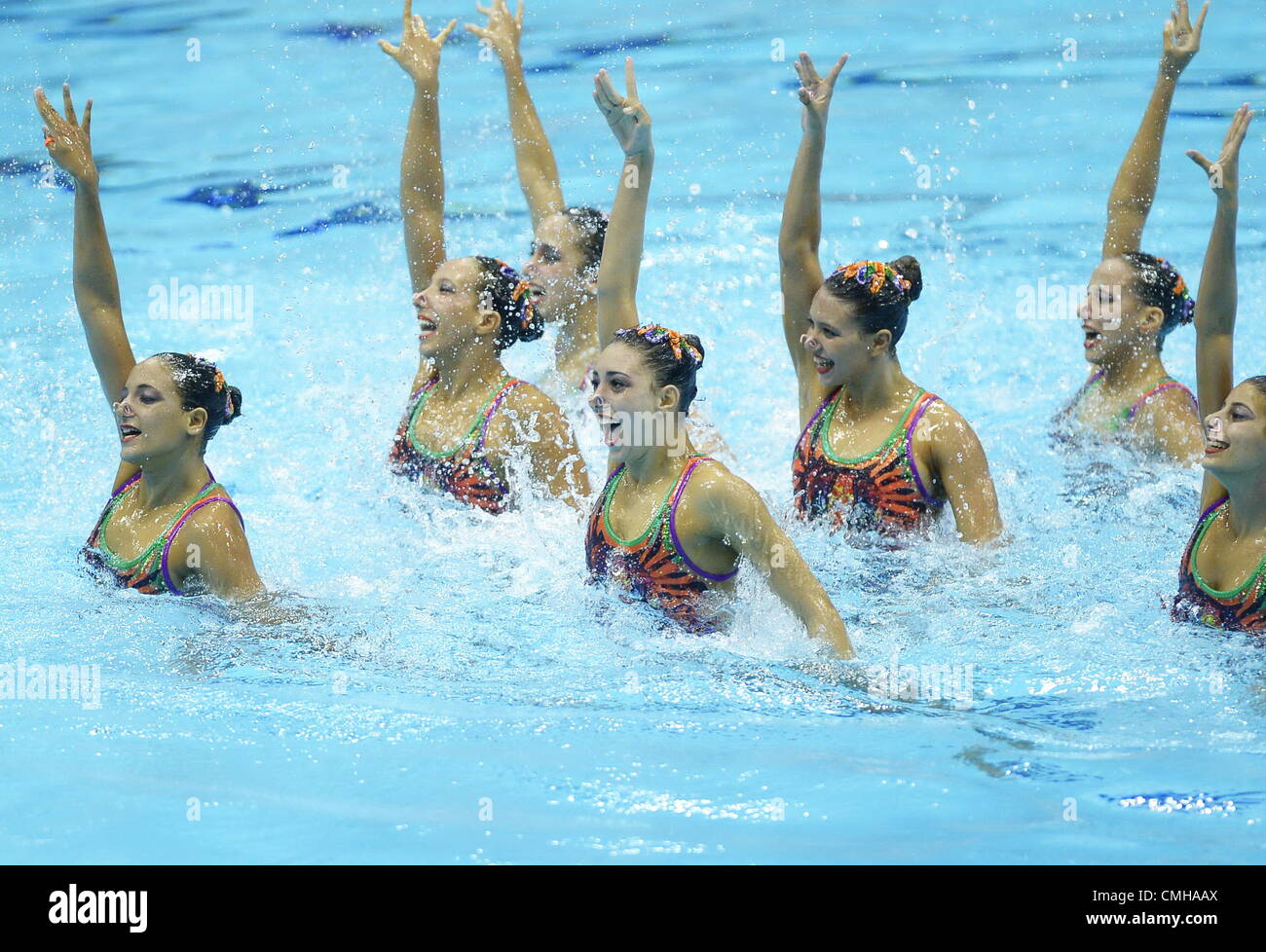 Egypt synchronised swimming team hi-res stock photography and images ...