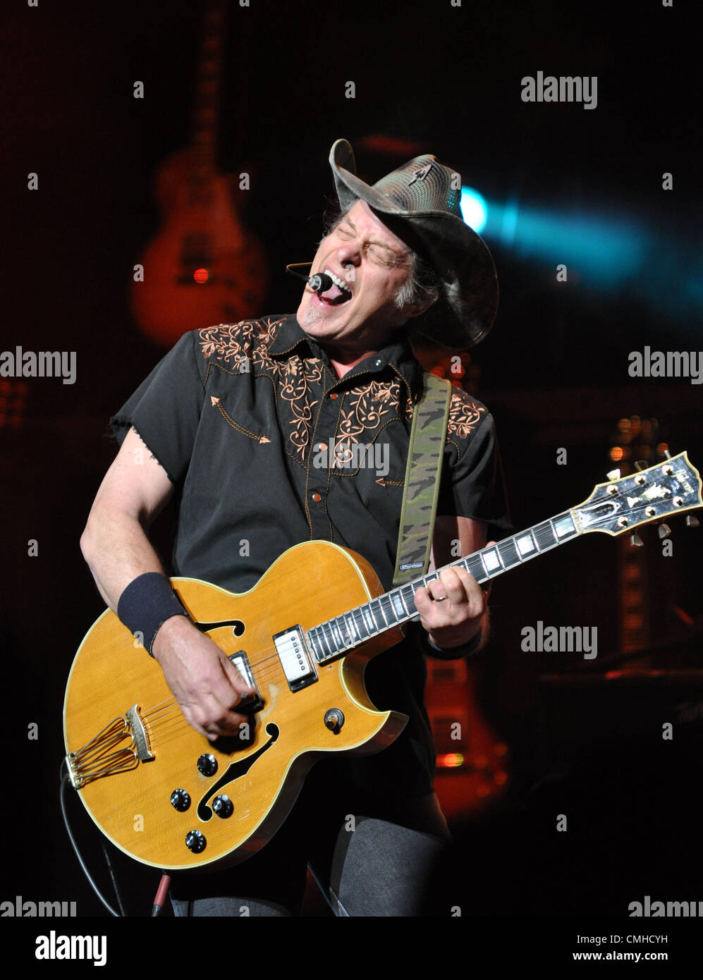 Aug. 08, 2012 - Durham, North Carolina, U.S. - Country rock singer TED ...