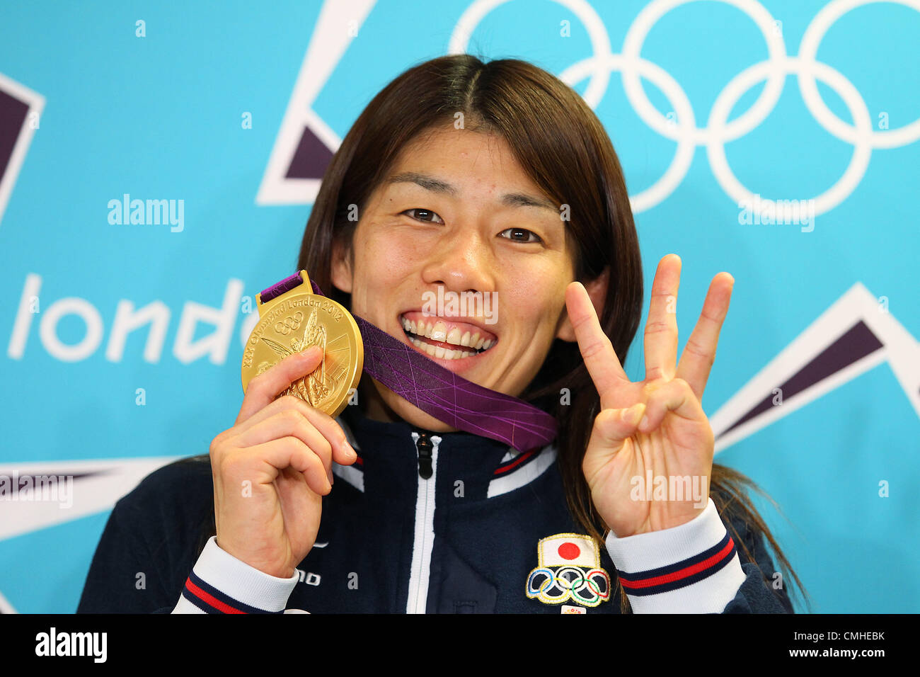 Saori Yoshida (JPN), AUGUST 10, 2012 - Wrestling : Press Conference of ...
