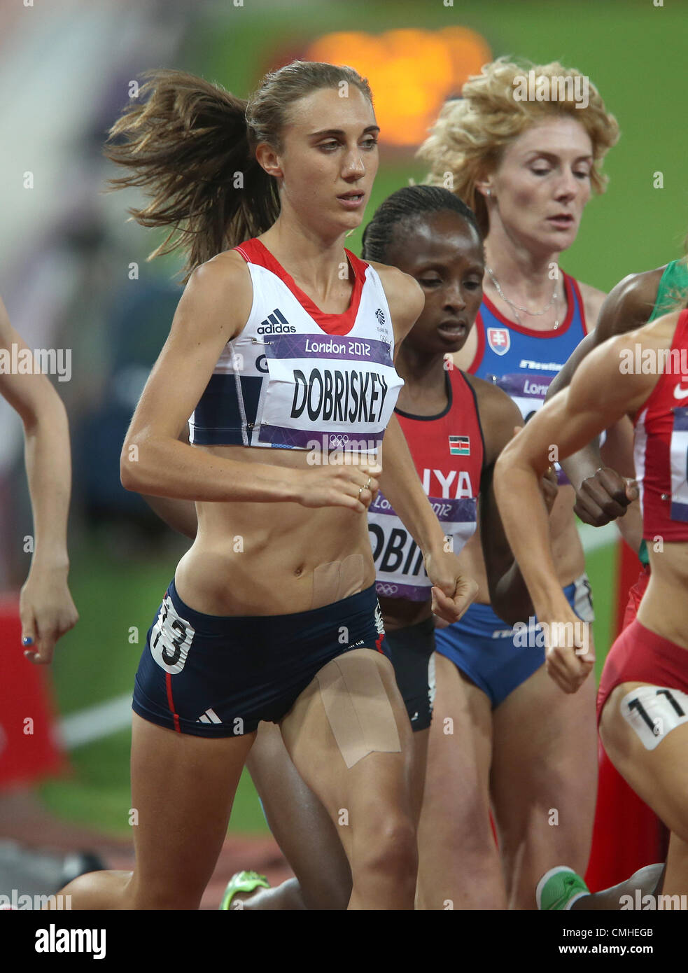 LISA DOBRISKEY 1500 METRES OLYMPICS 2012 Stock Photo - Alamy