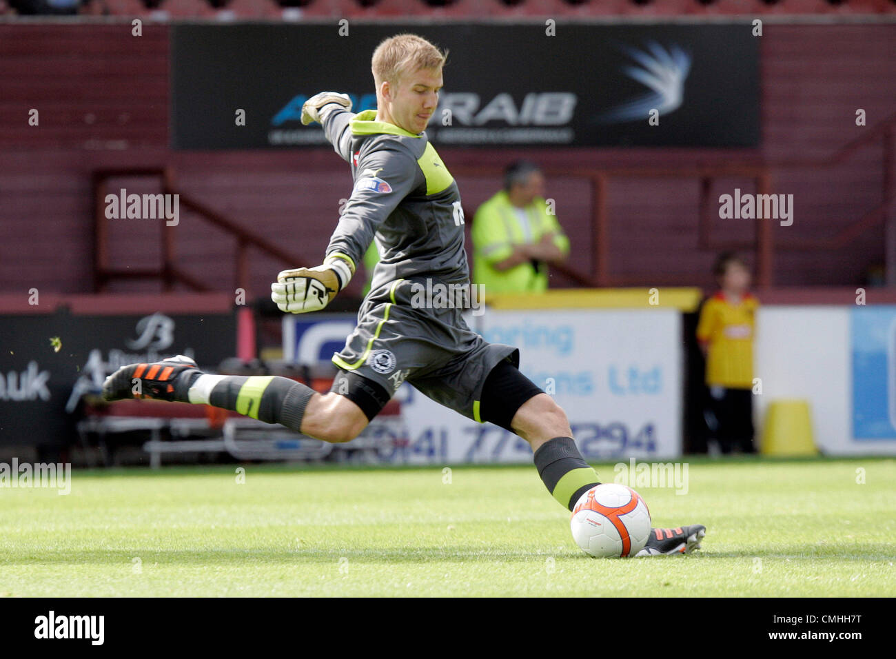11th Aug 2012. 11.08.2012 Glasgow, Scotland. 1 Scott Fox in action ...