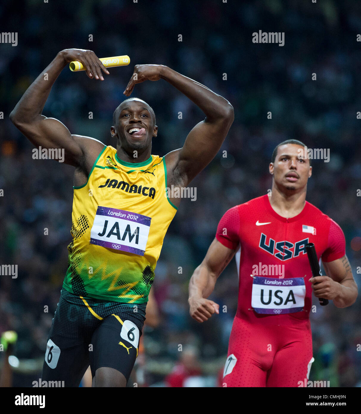 Aug. 11, 2012 - London, England, United Kingdom - Usain Bolt (JAM ...