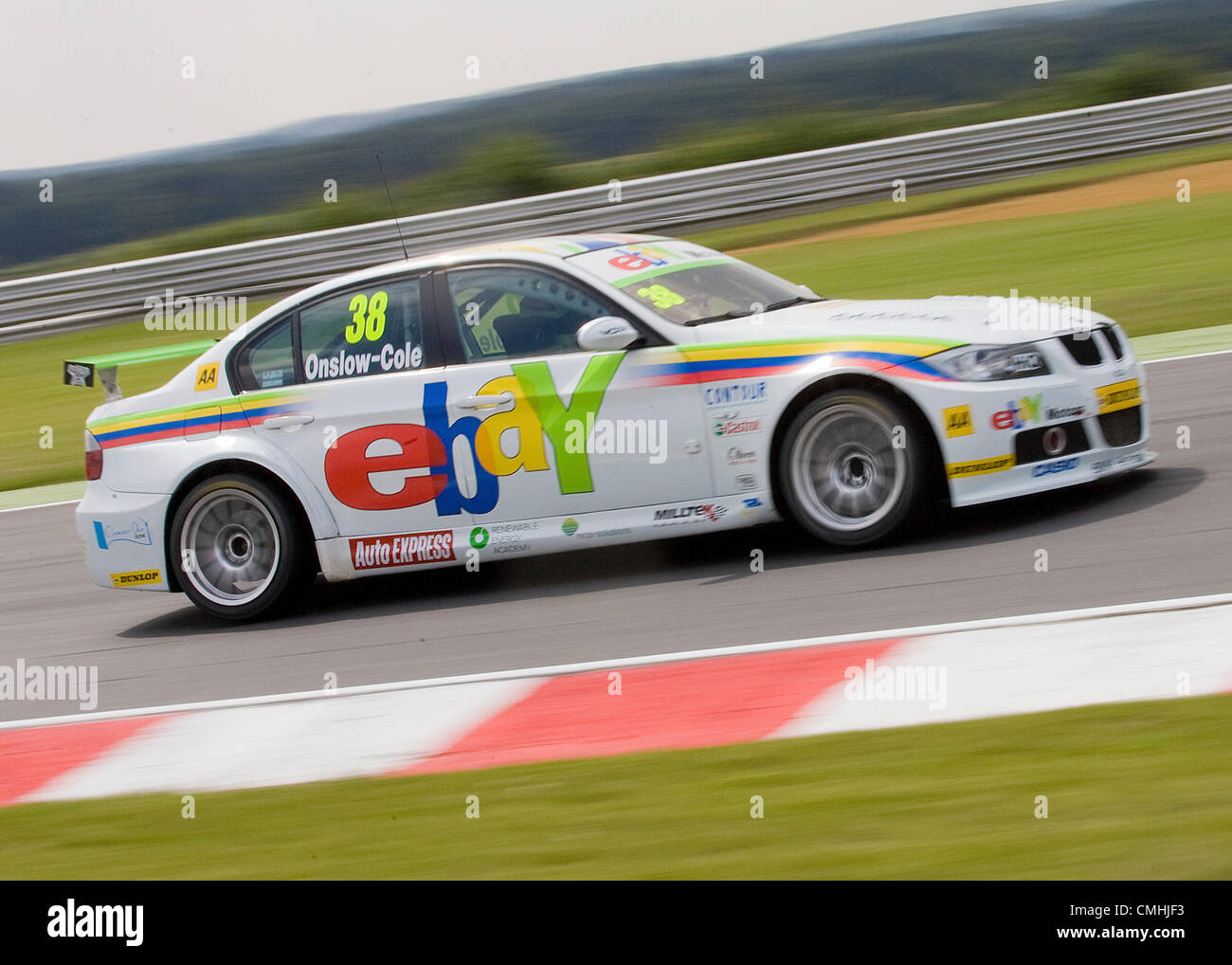 11.08.2012, Norfolk, England, Tom Onslow-Cole driving the Ebay Motors ...