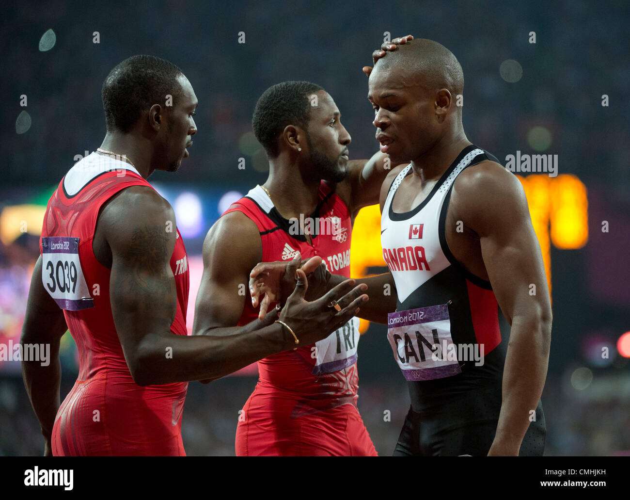 London Olympics 2012 4 X 100m Relay High Resolution Stock Photography ...
