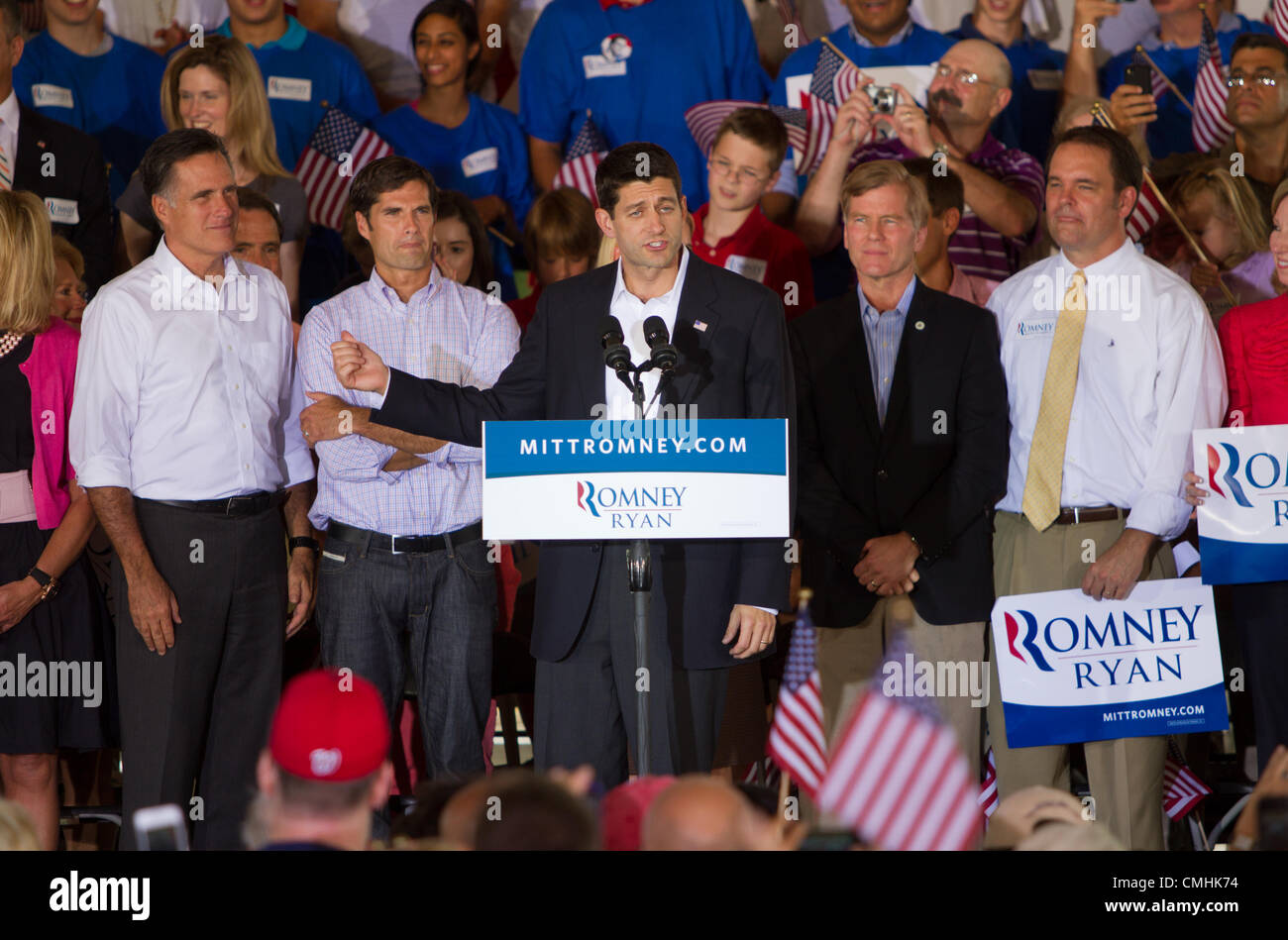 Governor Mitt Romney and his Vice Presidential running mate Rep. Paul ...
