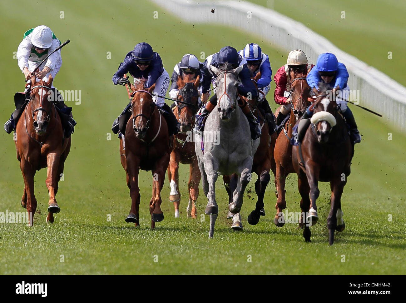 11.08.2012 Newmarket, England. Summer Saturday race meeting. 3:35 ...