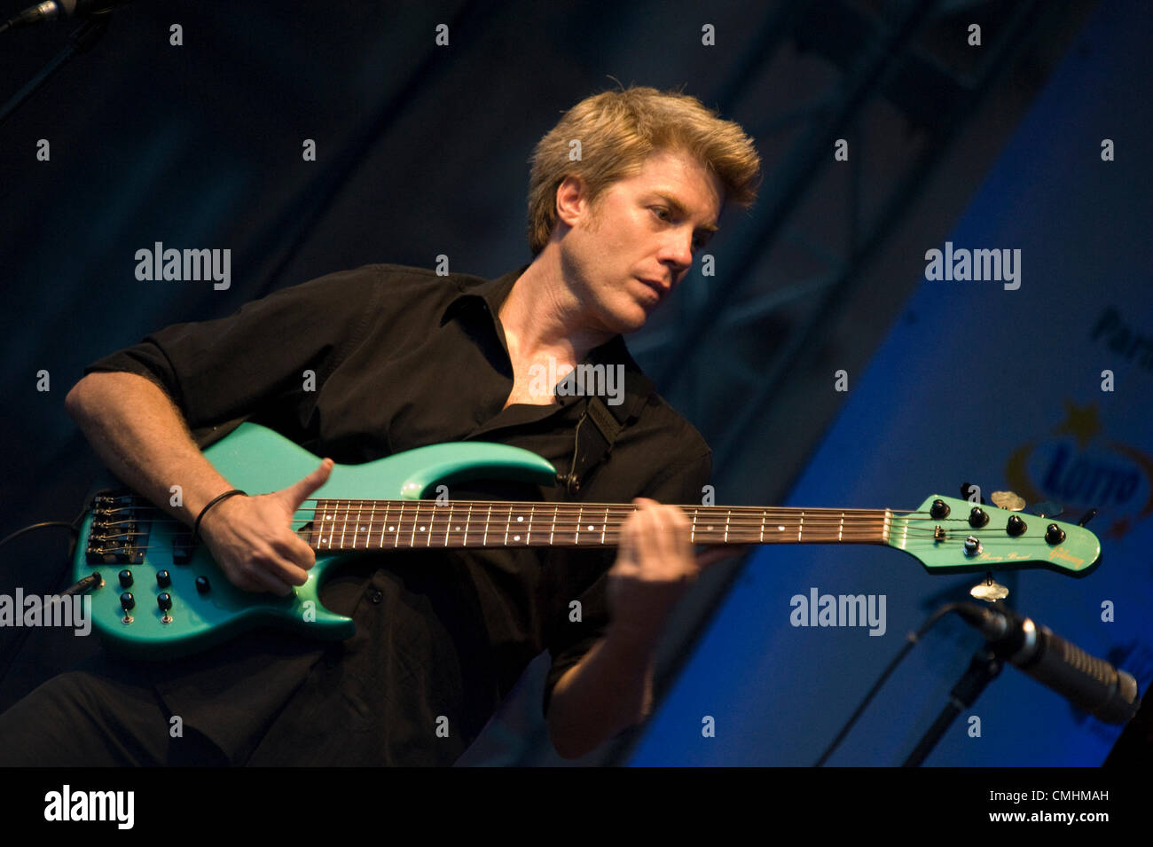 August 11, 2012 - Open-air jazz concert by Kyle Eastwood with his band ...