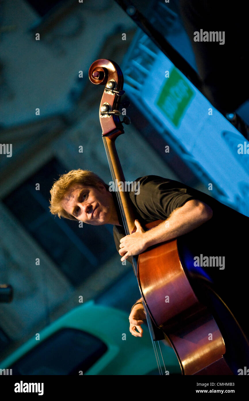 August 11, 2012 - Open-air jazz concert by Kyle Eastwood with his band ...