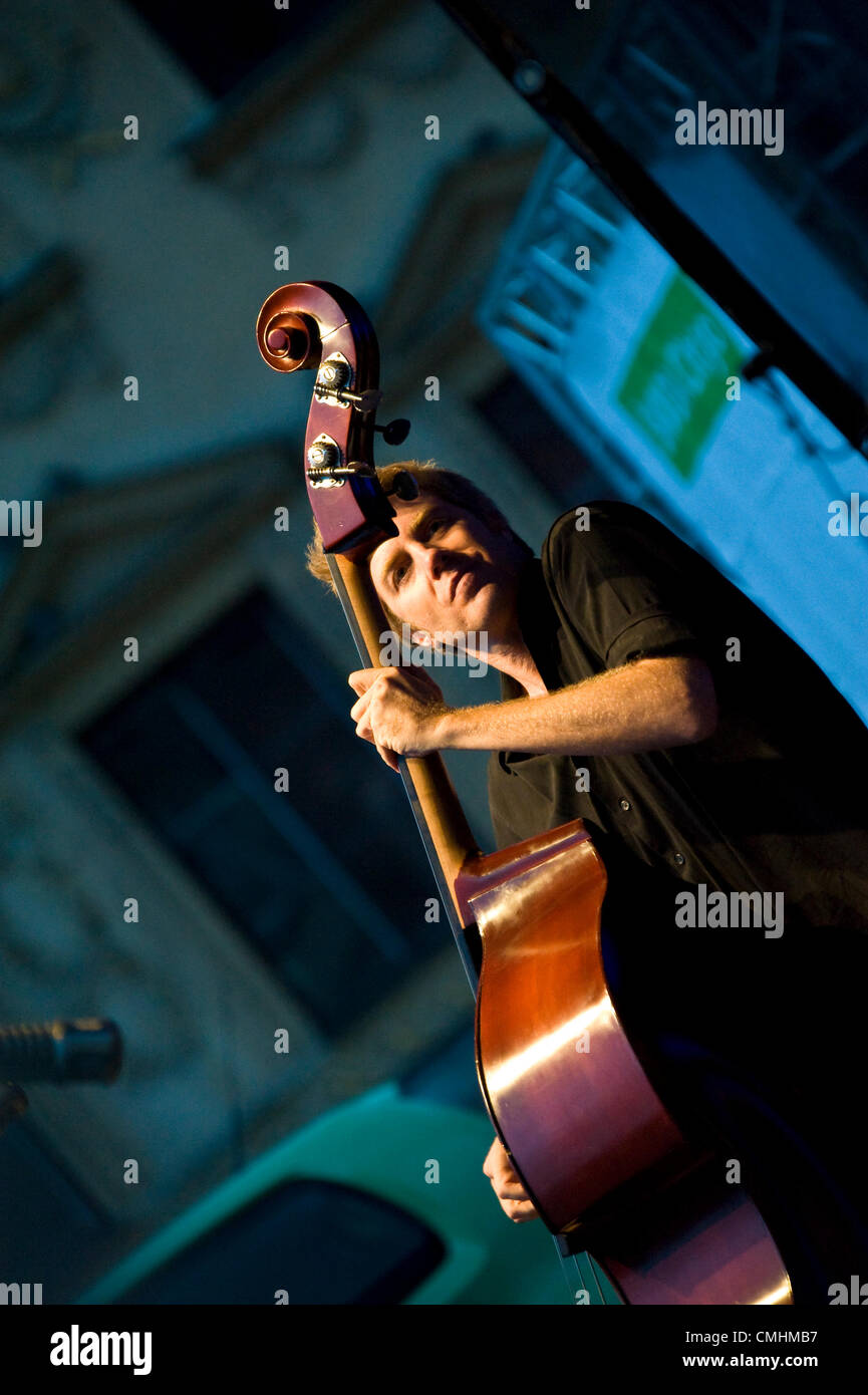 August 11, 2012 - Open-air jazz concert by Kyle Eastwood with his band ...