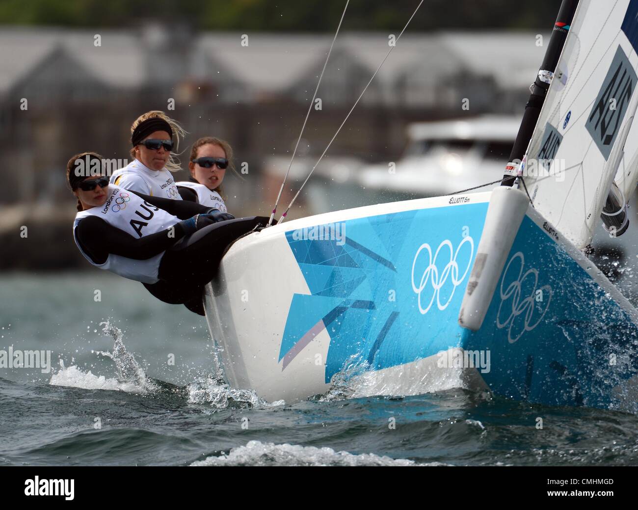 London 2012 Olympics, Sailing at the Weymouth & Portland Venue, Dorset ...