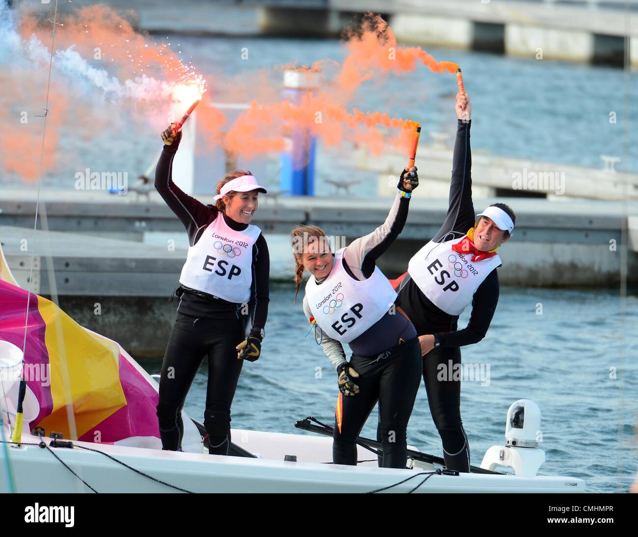 London 2012 Olympics, Sailing at the Weymouth & Portland Venue, Dorset ...