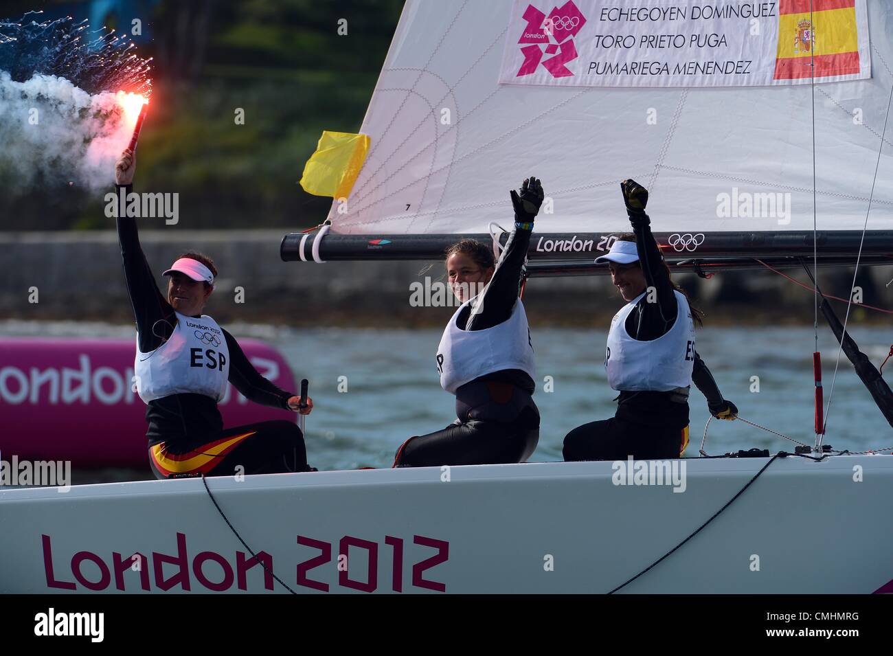 London 2012 Olympics, Sailing at the Weymouth & Portland Venue, Dorset ...