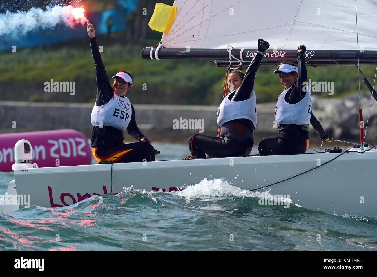 London 2012 Olympics, Sailing at the Weymouth & Portland Venue, Dorset ...