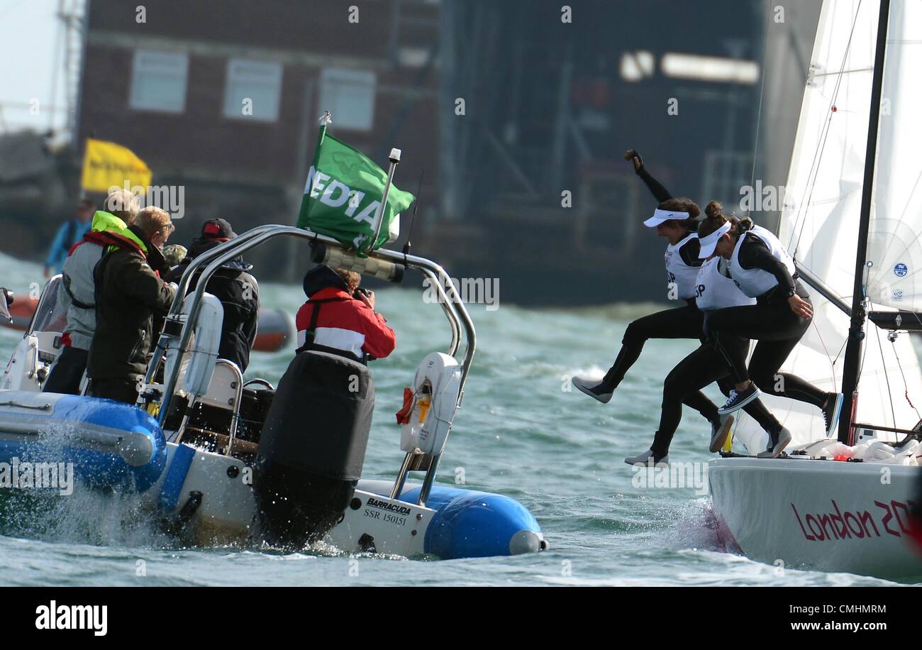 London 2012 Olympics, Sailing at the Weymouth & Portland Venue, Dorset ...
