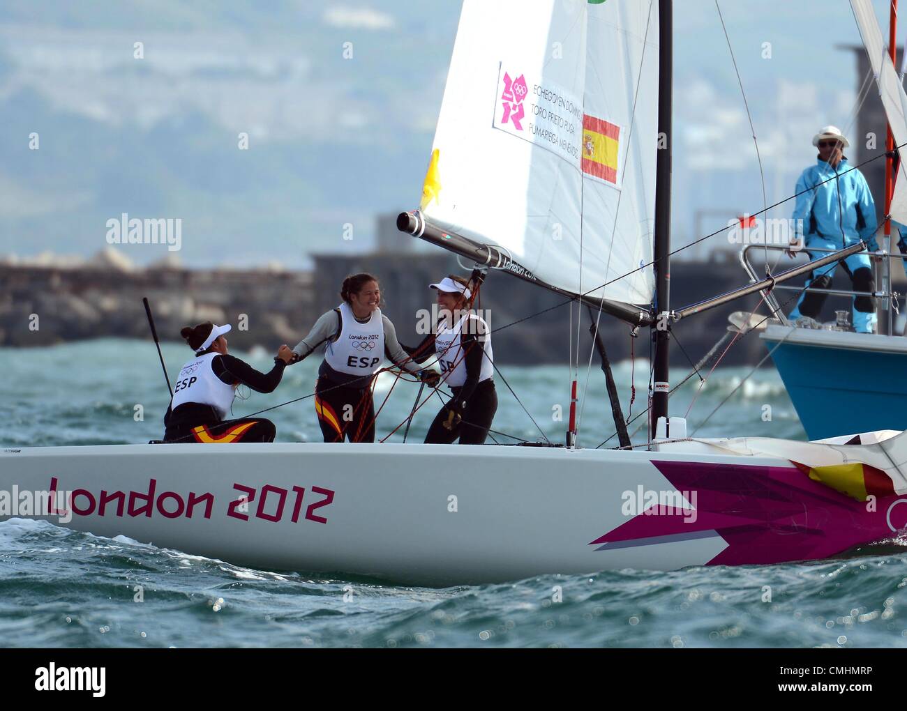 London 2012 Olympics, Sailing at the Weymouth & Portland Venue, Dorset ...