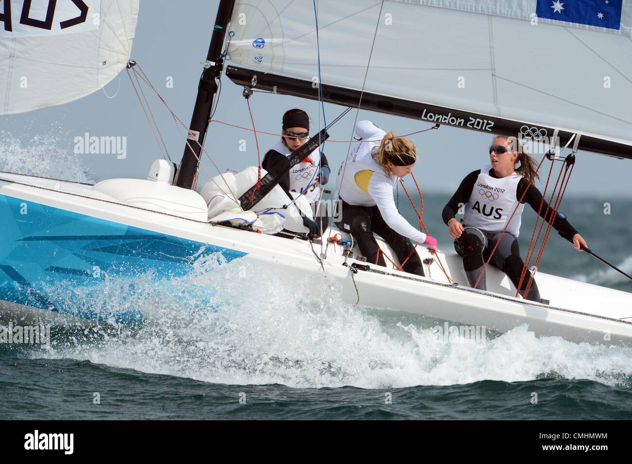 London 2012 Olympics, Sailing at the Weymouth & Portland Venue, Dorset ...