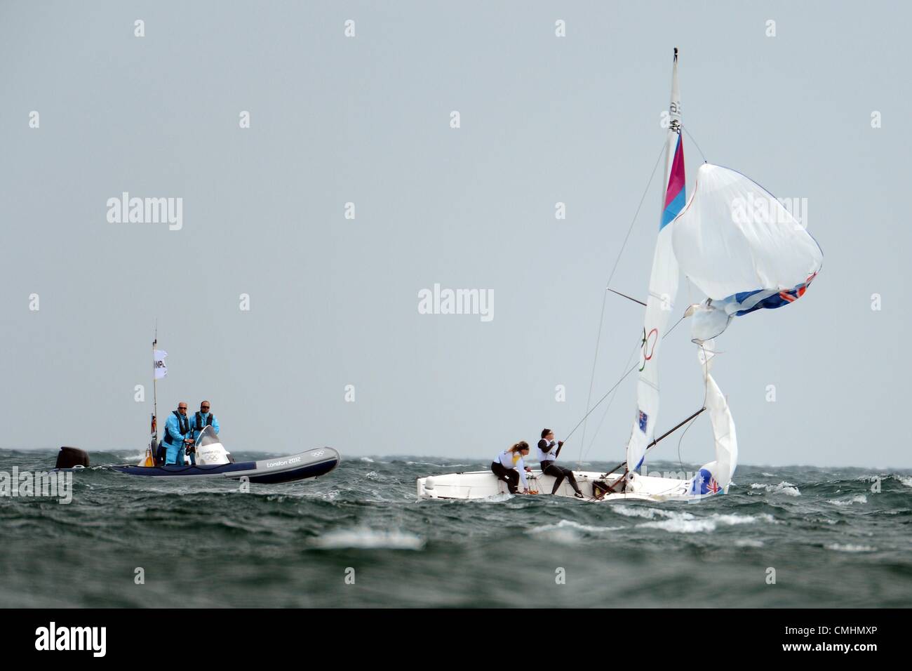 London 2012 Olympics, Sailing at the Weymouth & Portland Venue, Dorset ...