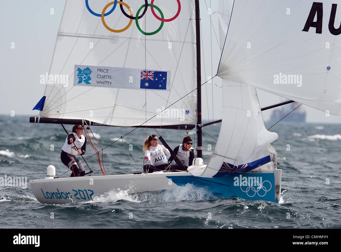 London 2012 Olympics, Sailing at the Weymouth & Portland Venue, Dorset ...