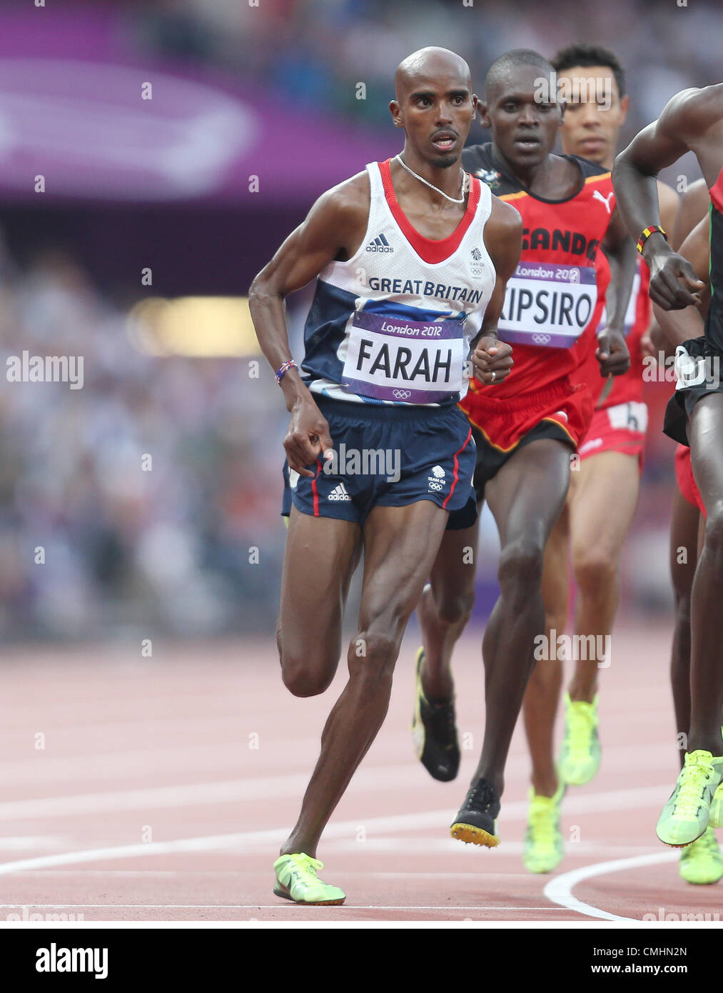 MO FARAH LONDON 2012 OLYMPIC GAMES Stock Photo - Alamy