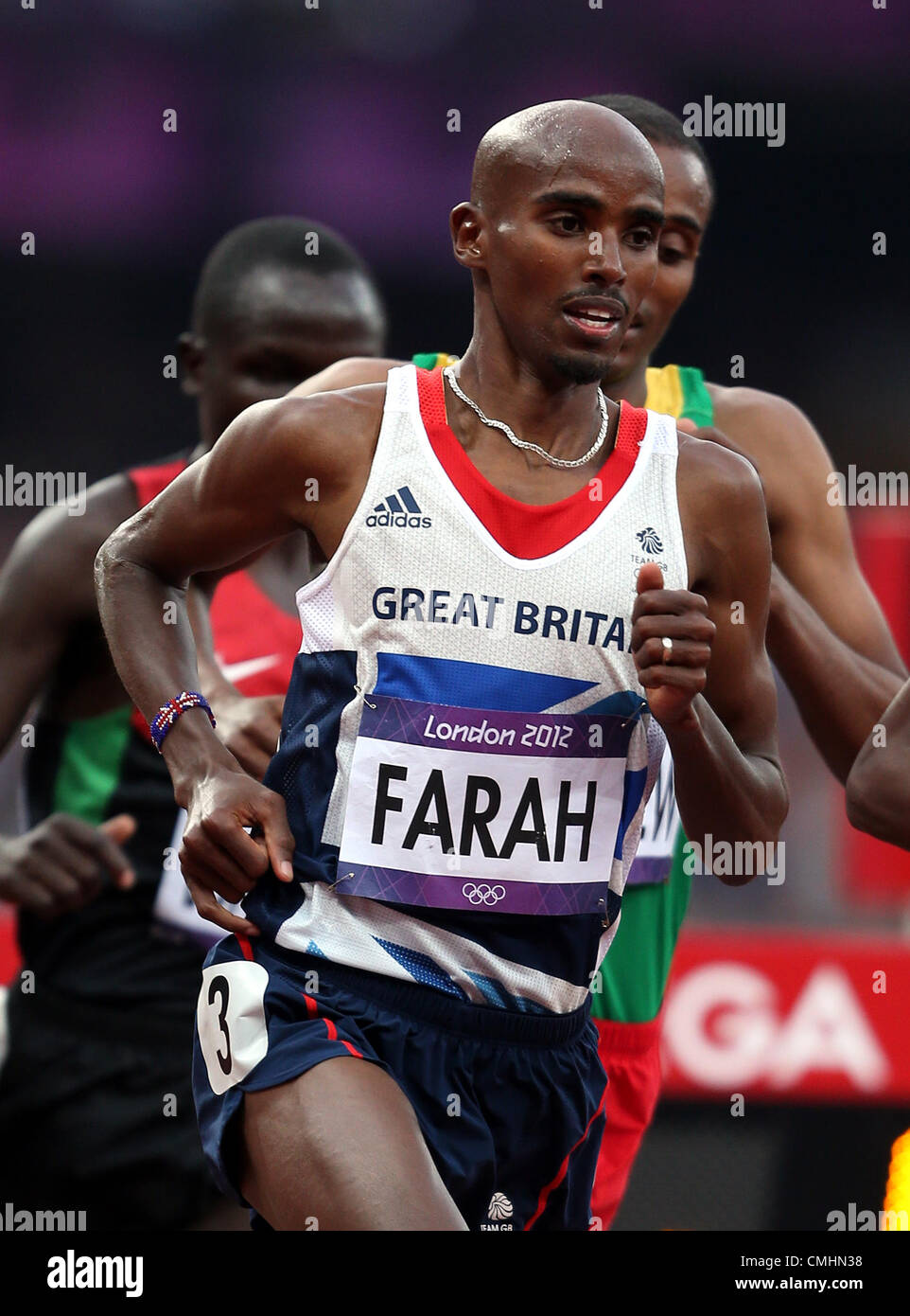 Mo farah 2012 5000m hi-res stock photography and images - Alamy