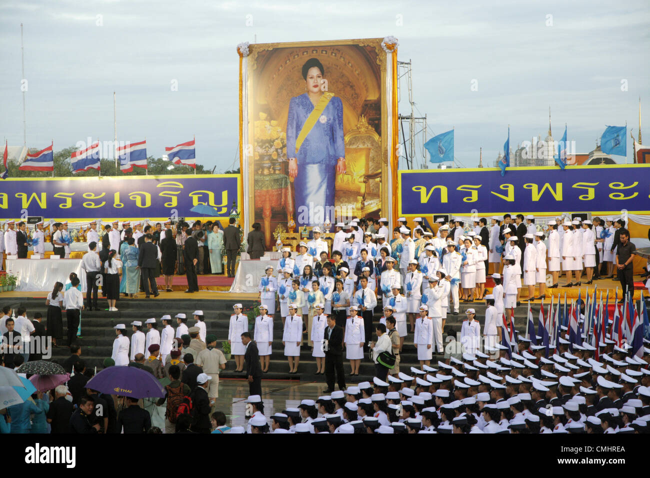 The Royal Field , Bangkok , Thailand , August 12 , 2012 . Thais ...